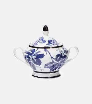 Gucci Herbarium Porcelain Sugar Bowl - Blue