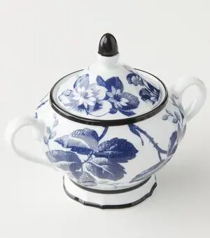 Gucci Herbarium Porcelain Sugar Bowl - Blue