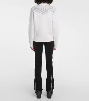 JETSET Wool Intarsia Turtleneck Sweater