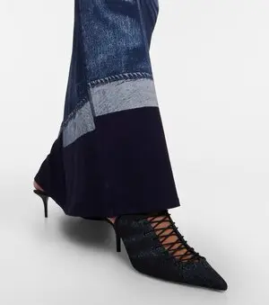 JIMMY CHOO X Jean Paul Gaultier Corset Slingback Pumps