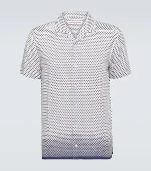 Orlebar Brown Hibbert Floral Bowling Shirt Multicoloured