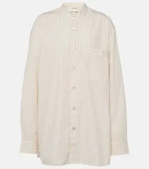 BIRKENSTOCK X Tekla Striped Pajama Shirt - Beige