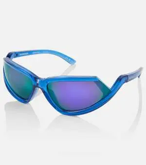 Balenciaga Side Xpander Oval Sunglasses