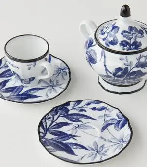 Gucci Herbarium Set Of Teacup And Saucer