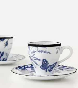 Gucci Herbarium Set Of Teacup And Saucer