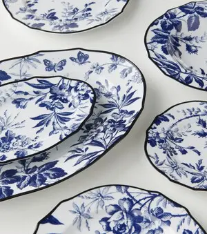 Gucci Herbarium Hors D'oeuvre Plate - Blue