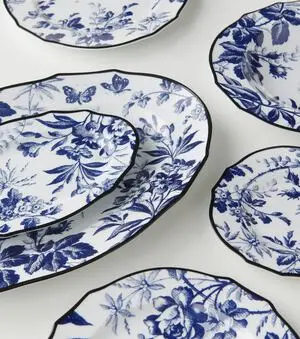 Gucci Herbarium Hors D'oeuvre Plate - Blue