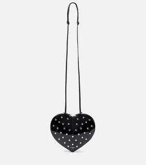 Crossbody Bags with Heart Rivets