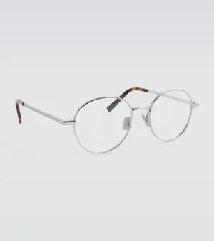 Dior Cd Diamondo R3u Round Glasses - Silver