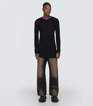 Rick Owens Geth Wide-leg Jeans - Brown