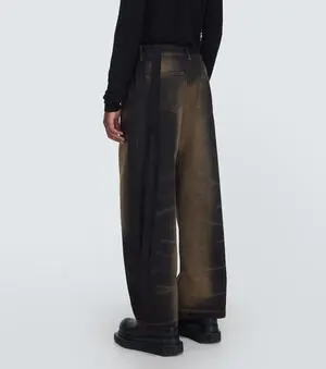 Rick Owens Geth Wide-leg Jeans - Brown