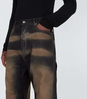 Rick Owens Geth Wide-leg Jeans - Brown