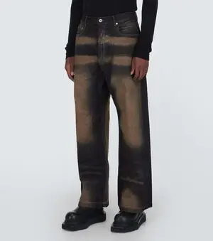 Rick Owens Geth Wide-leg Jeans - Brown