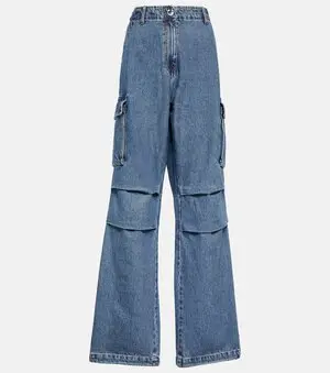 Coperni Wide-leg Cargo Pants - Blue