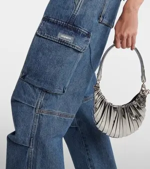 Coperni Wide-leg Cargo Pants - Blue