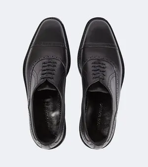 Manolo Blahnik Norton Leather Oxford Shoes