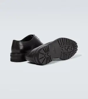 Manolo Blahnik Norton Leather Oxford Shoes