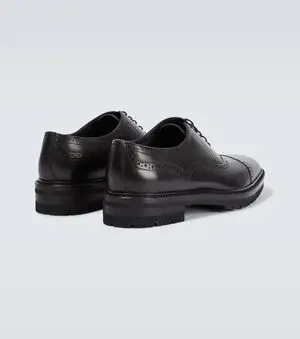Manolo Blahnik Norton Leather Oxford Shoes