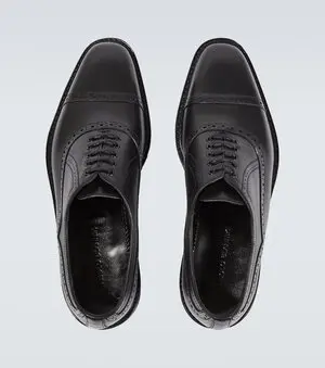 Manolo Blahnik Norton Leather Oxford Shoes