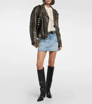 Isabel Marant Étoile High-rise Denim Miniskirt