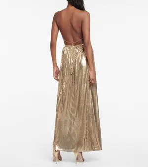 Rabanne Embellished Halterneck Top