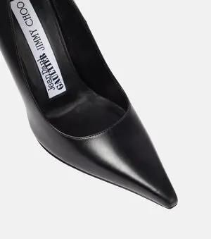 JIMMY CHOO X Jean Paul Gaultier Leather Wedge Pumps