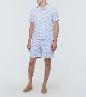 Orlebar Brown Howell Cotton Terry Bowling Shirt