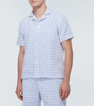 Orlebar Brown Howell Cotton Terry Bowling Shirt