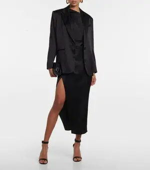 THE SEI Silk Blazer