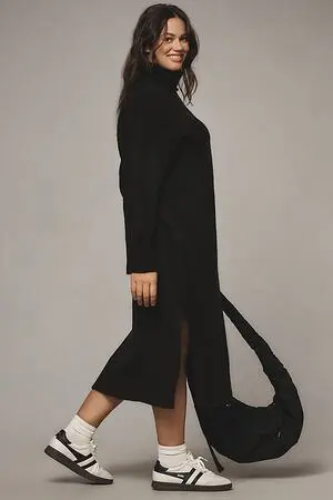 DAILY PRACTICE BY ANTHROPOLOGIE Karigan Midi Sweater Dress: Turtleneck Edition