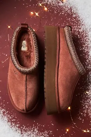 UGG Tazz Platform Slippers Red