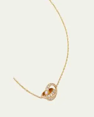 Lizzie Mandler 18k Micro Crescent Link Bracelet With Diamond Pave