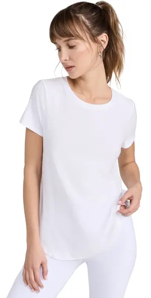 Beyond Yoga Featherweight Tee - Cloud White
