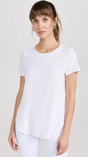 Beyond Yoga Featherweight Tee - Cloud White
