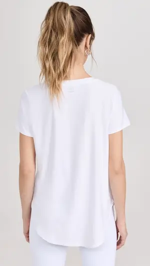 Beyond Yoga Featherweight Tee - Cloud White