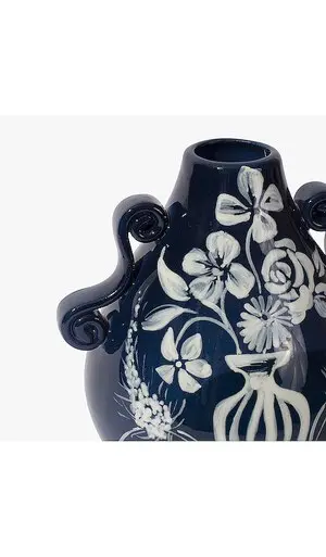 VAISSELLE Too Hot To Handle Vase In Navy