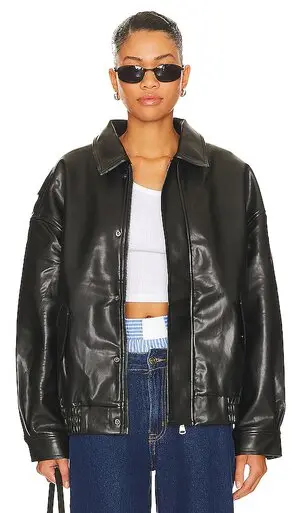 Lioness Kenny Bomber Jacket - Jet Black