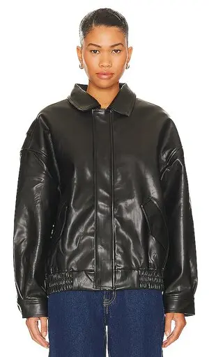 Lioness Kenny Bomber Jacket - Jet Black