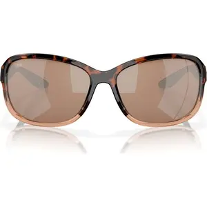 COSTA DEL MAR Costa Del Mar Seadrift Square Sunglasses Copper
