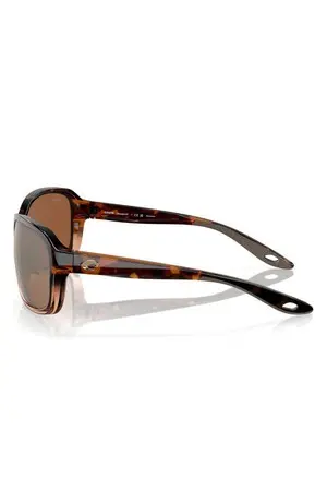 COSTA DEL MAR Seadrift Square Sunglasses - Copper