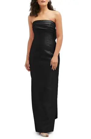 Women's Strapless Bow Back Gowns