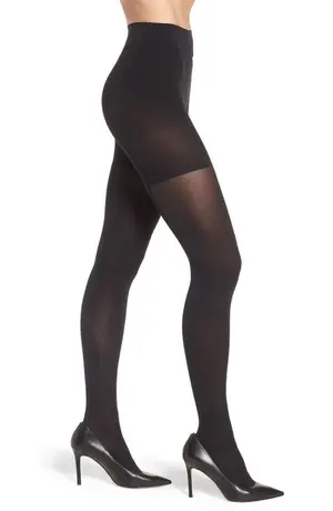 Wolford Tummy 66 Control Top Tights - Black