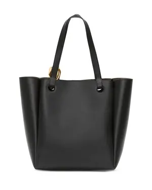 JW Anderson Corner Chain Leather Tote - Black