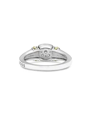 Lagos 18k Yellow Gold And Sterling Rittenhouse Diamond Ring - Silver/gold