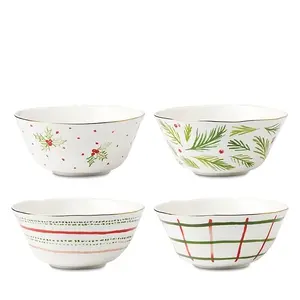 LENOX Bayberry All Purpose Bowls, Set Of 4 - Ivory