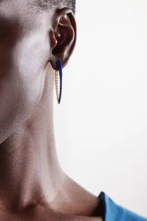 Melissa Kaye - Melissa Kaye Cristina Large Diamond And Enamel Earrings