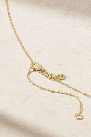 SYDNEY EVAN Heart Open Icon Charm Diamond Necklace