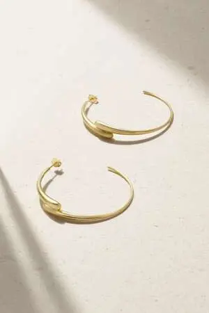 JENNIFER MEYER Double Dome 18-karat Hoop Earrings