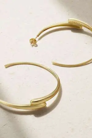 JENNIFER MEYER Double Dome 18-karat Hoop Earrings