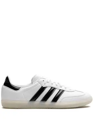 Adidas X Jason Dill Samba Patent-leather Sneakers - White